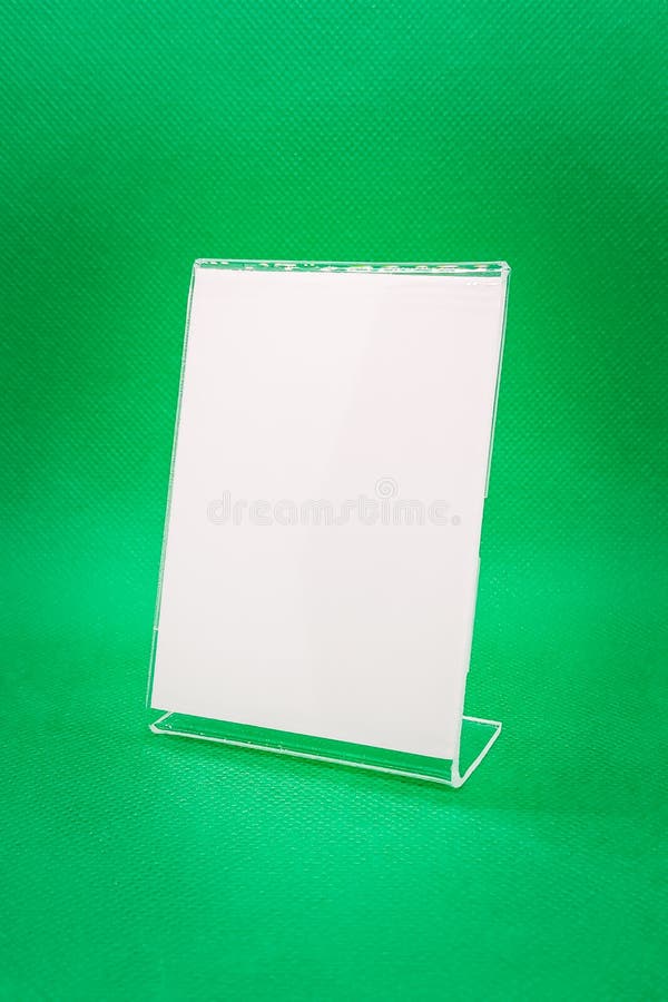 Acrylic price tag white stock photo. Image of design - 224332886