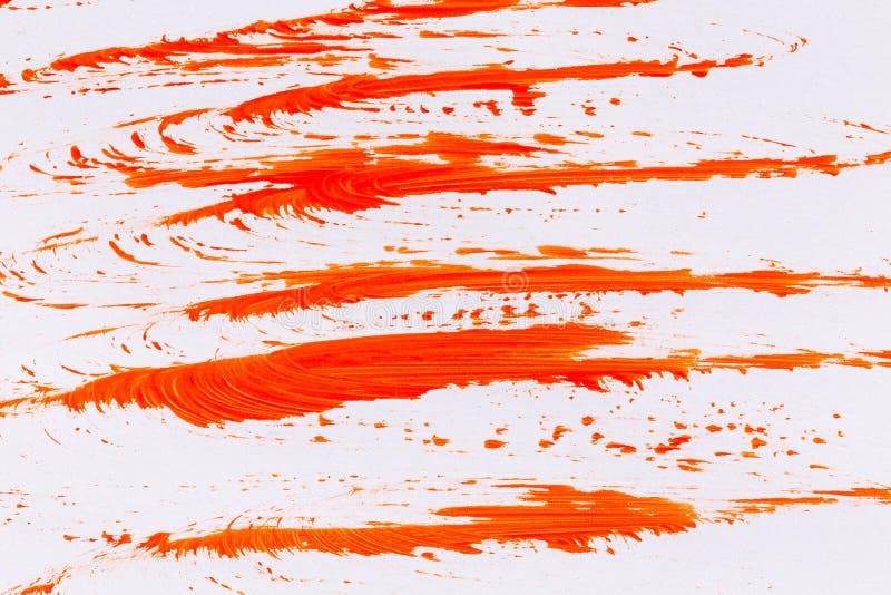 Acrylic Red Orange Paint Texture Background Stock Image - Image of ...
