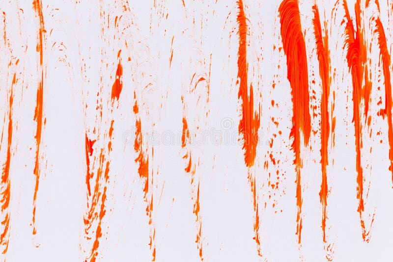 Acrylic Red Orange Paint Texture Background Stock Image - Image of ...