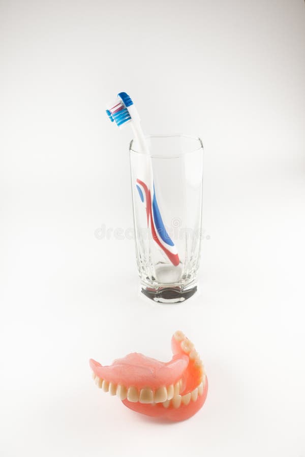 Acrylic Removable Prosthesis Stock Photo - Image of artificial, beauty ...