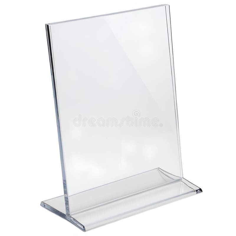 Acrylic Table Talker Mockup Stock Illustration - Illustration of modern ...