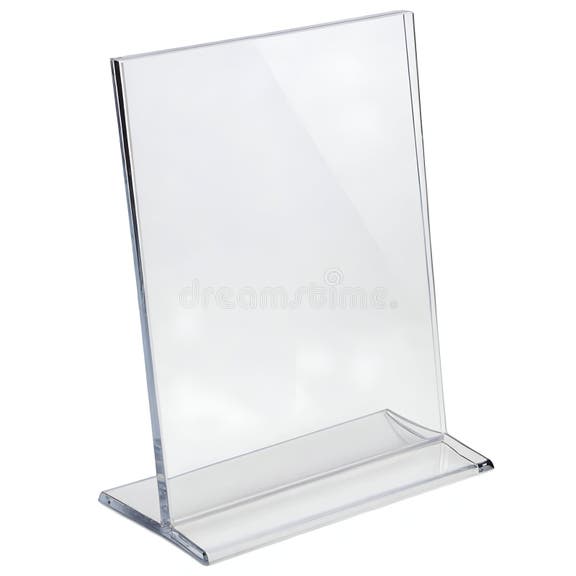 Acrylic Table Talker Mockup Stock Illustration - Illustration of modern ...