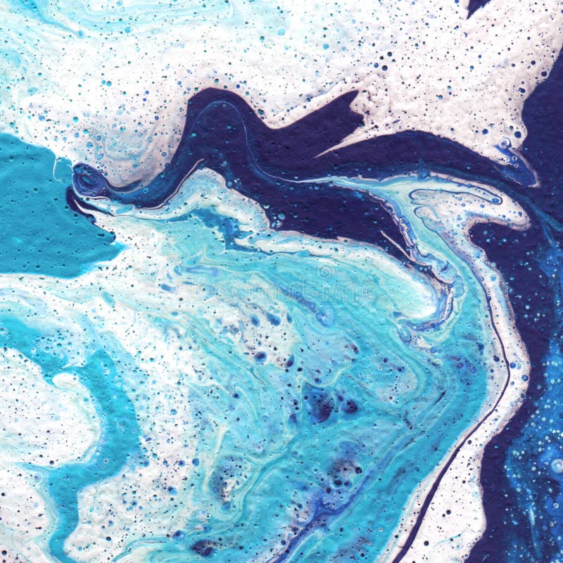 Acrylic Texture Made in Fluid Pour Technique. Stock Image - Image of ...