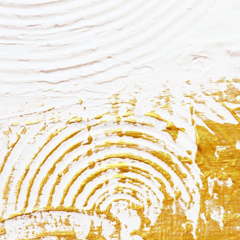 Acrylic Textured Gold Paint Abstract Stock Illustration - Illustration ...