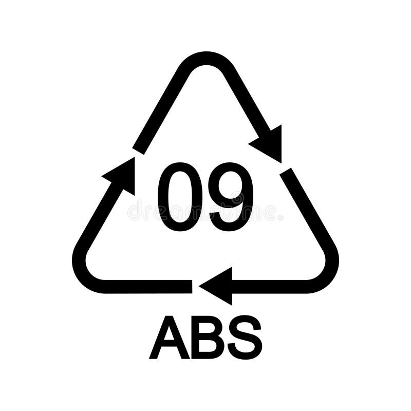 Polypropylene Recycling Sign in Triangular Shape with Arrows. 05 PP ...