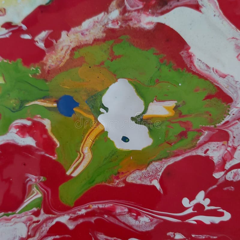 Acryluc Pouring Abstract Design Paintings for Texture Stock Image ...