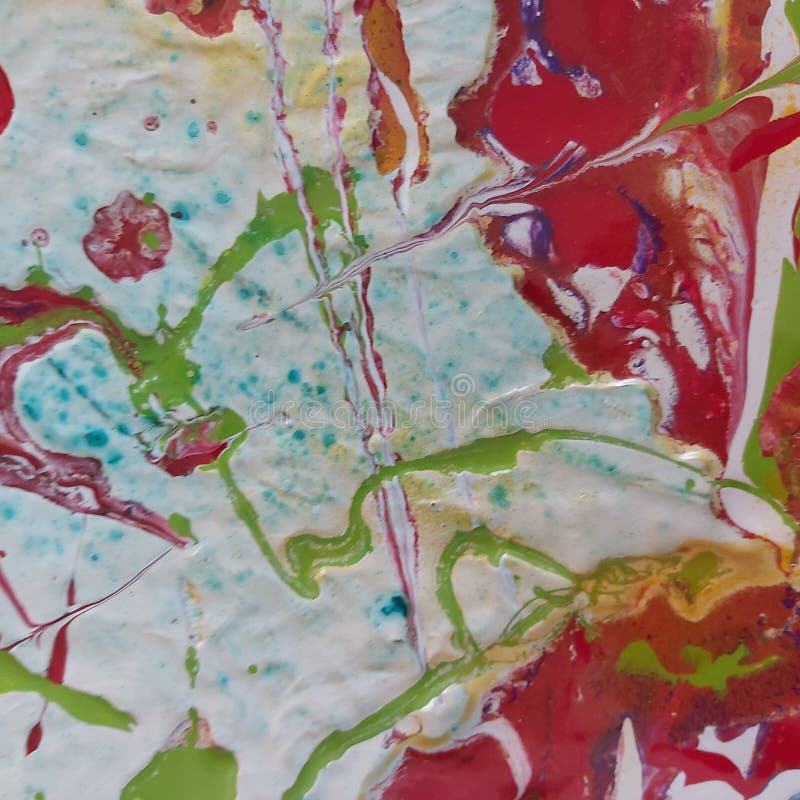 Acryluc Pouring Abstract Design Paintings for Texture Stock Photo ...