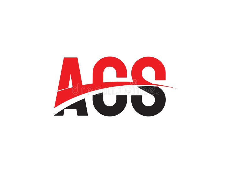 ACS Letter Initial Logo Design Vector Illustration Stock Vector ...