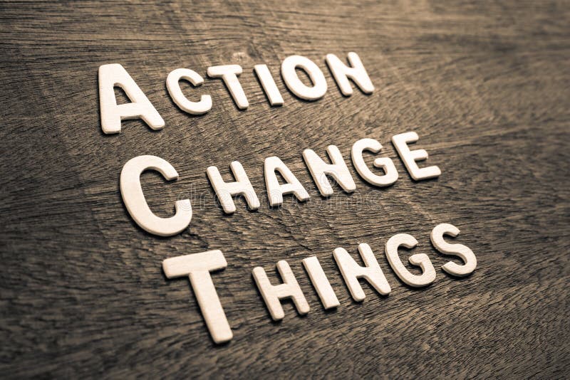 Act Acronym Action Change Things Stock Image - Image of achieve ...