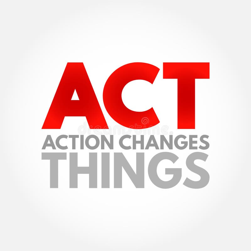 Act Action Change Things Stock Illustrations – 427 Act Action Change ...