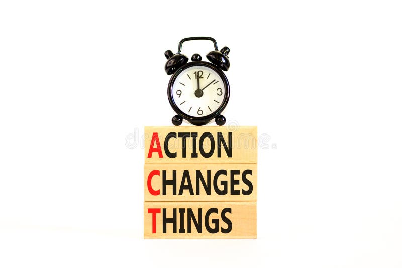 ACT Action Changes Things Symbol. Concept Words ACT Action Changes ...