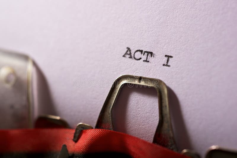 Act I text stock image. Image of rustic, design, phrase - 189524889