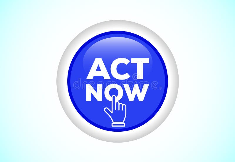 Act Now Button. Suitable for Mobile App, and Website UI Design Stock ...
