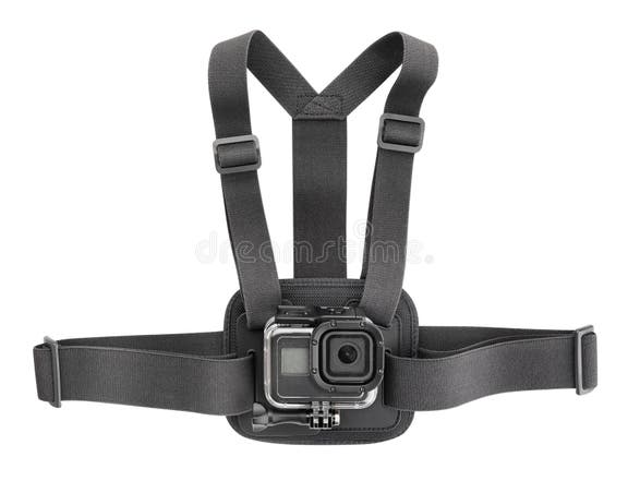Action camera chest mount stock photo. Image of protection - 181700230
