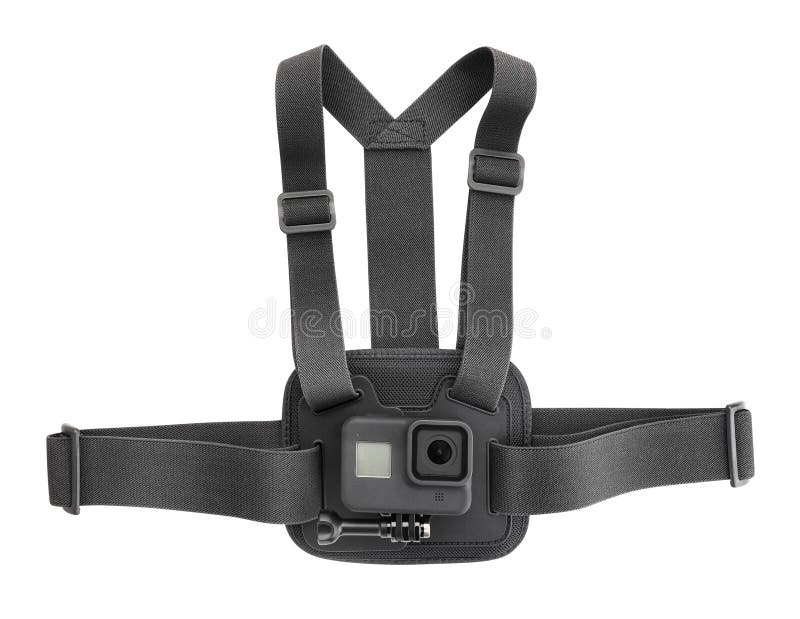 Action camera chest mount stock photo. Image of outdoors - 181700236