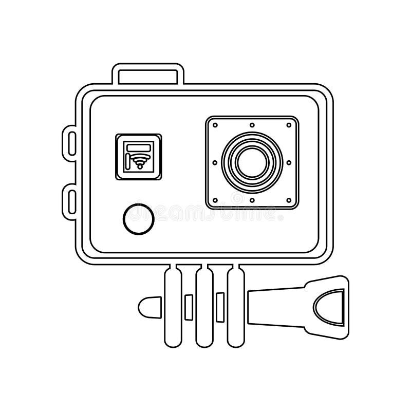 Action Camera Icon. Element of Equipment Photography for Mobile Concept ...