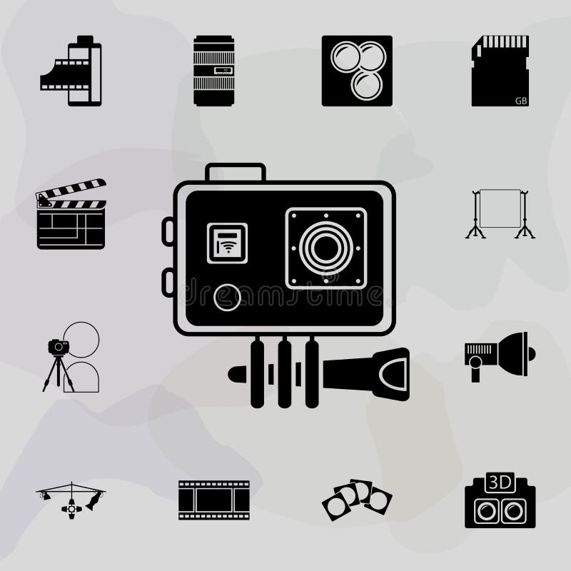 Action Camera Icon. Universal Set of Equipment Photography for Website ...