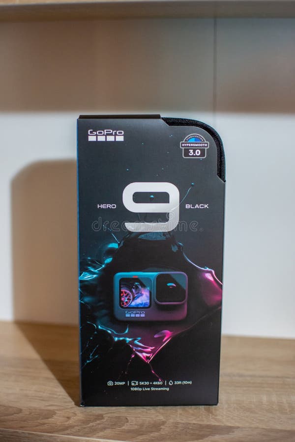 Action Camera in Retail Packaging. Ready for Adventure Editorial Stock ...