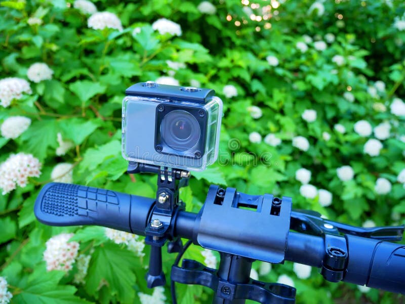 Action-camera for Shooting Nature and Objects. Details and Close-up ...