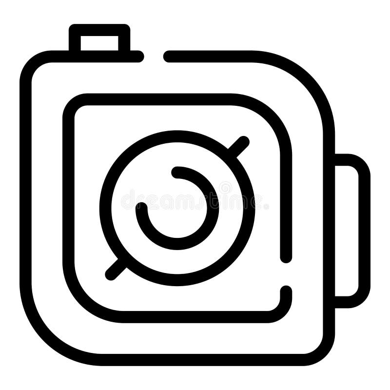 Action Camera Start Button Icon, Outline Style Stock Vector ...