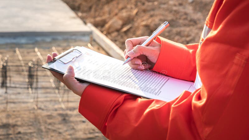 Check List of the Building Inspection Report, Construciton Industrial ...
