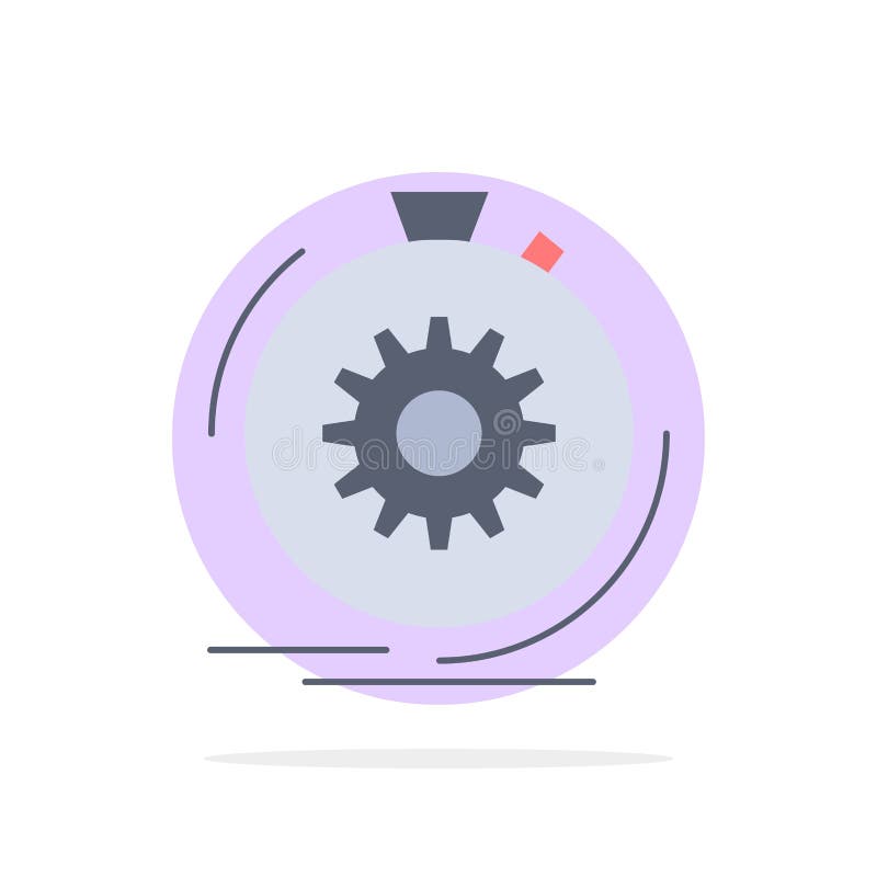 Action, Fast, Performance, Process, Speed Flat Color Icon Vector Stock ...