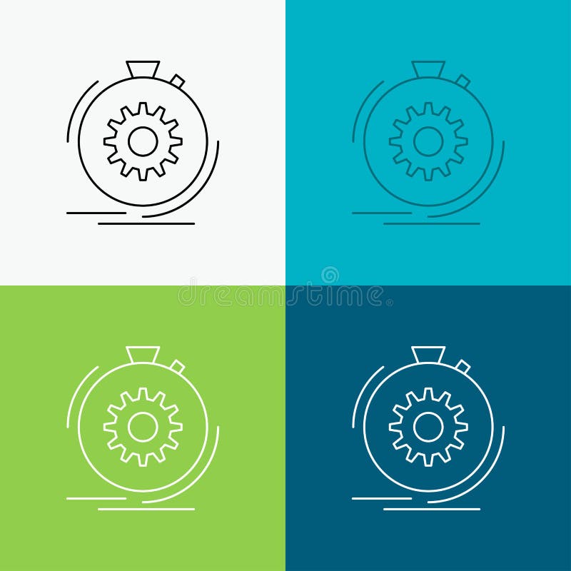 Action, Fast, Performance, Process, Speed Icon Over Various Background ...