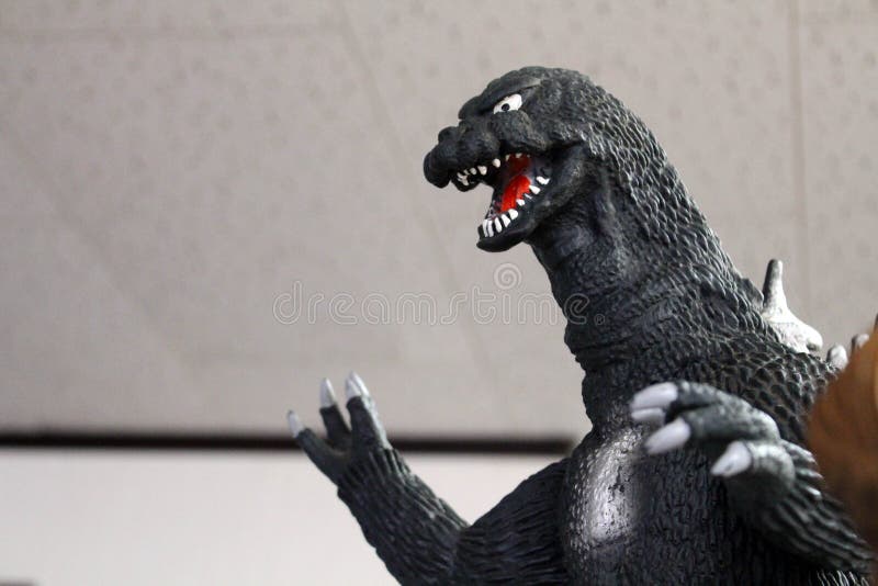 Action Figure Godzilla Screaming Editorial Image - Image of teeth ...