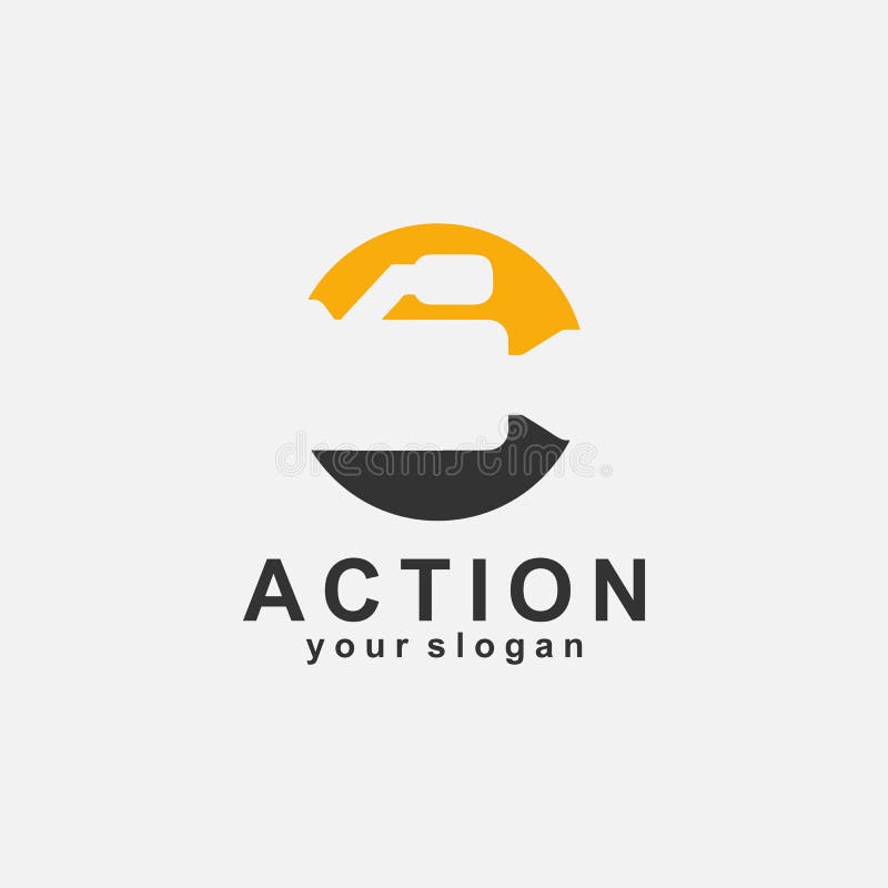 Action logo template stock illustration. Illustration of access - 166730591