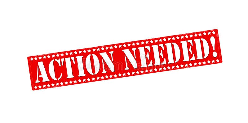 Action needed stock illustration. Illustration of feat - 92047531