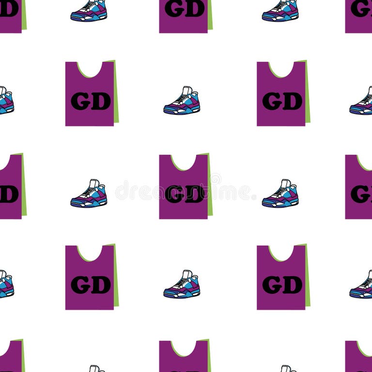 Netball a Court Sport in Action. Stock Vector - Illustration of bibs ...