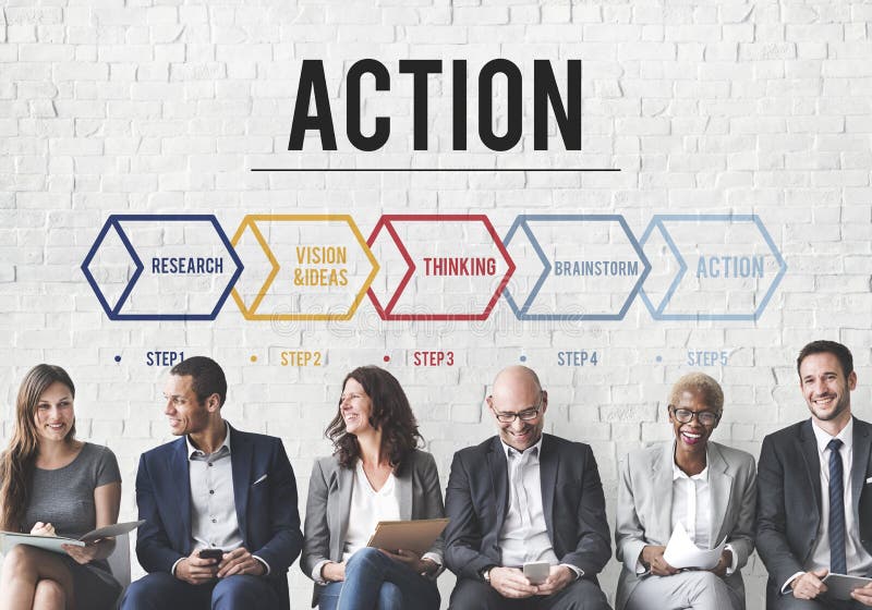 Action Operation Plan Procedures Workflow Concept Stock Image - Image ...