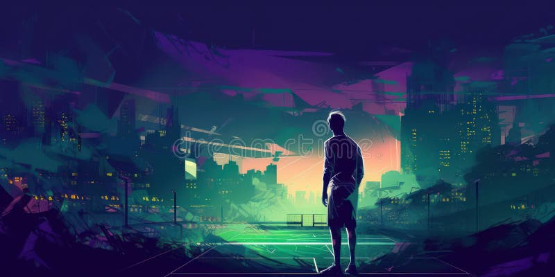 Action-packed Wimbledon Male Player Background Wallpaper. Generative AI ...