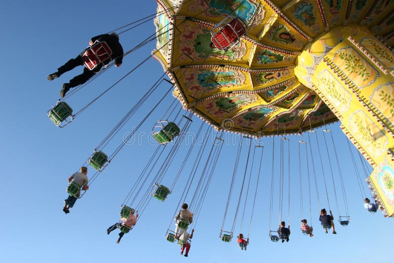 Action photo of carousel stock image. Image of family - 2943931
