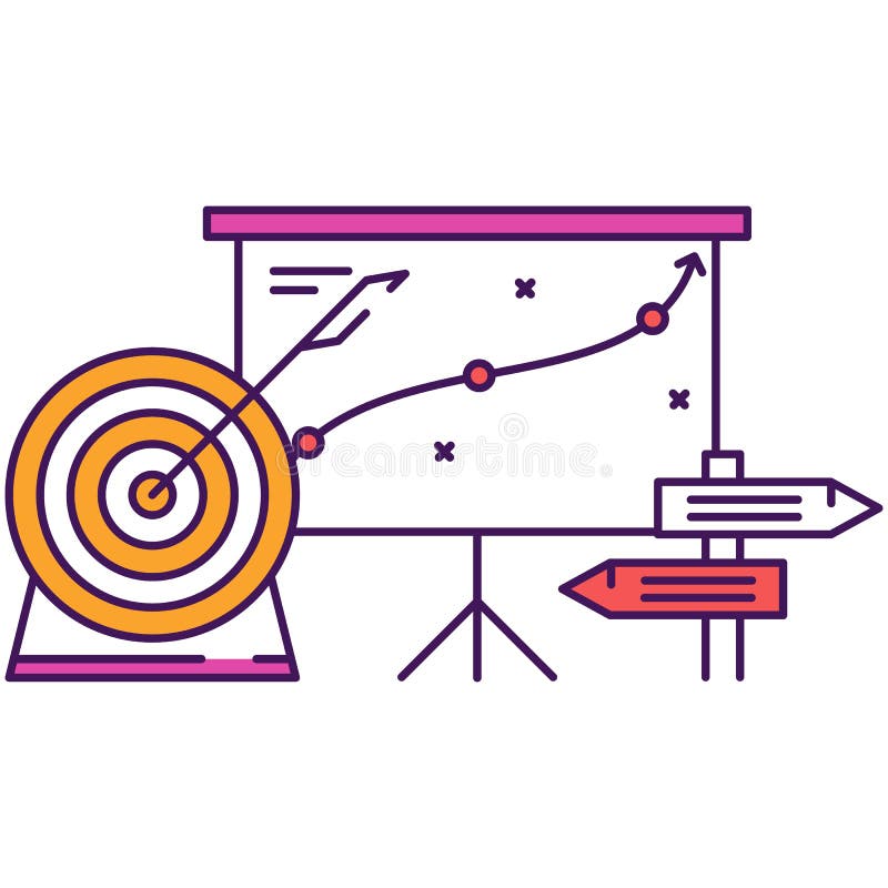 Action Plan and Business Strategy Implement Flat Vector Icon Stock ...
