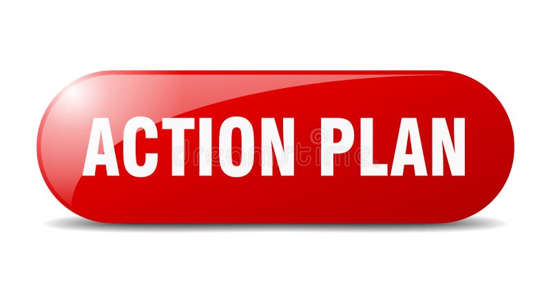 Action Plan Button. Action Plan Sign. Key. Push Button Stock Vector ...
