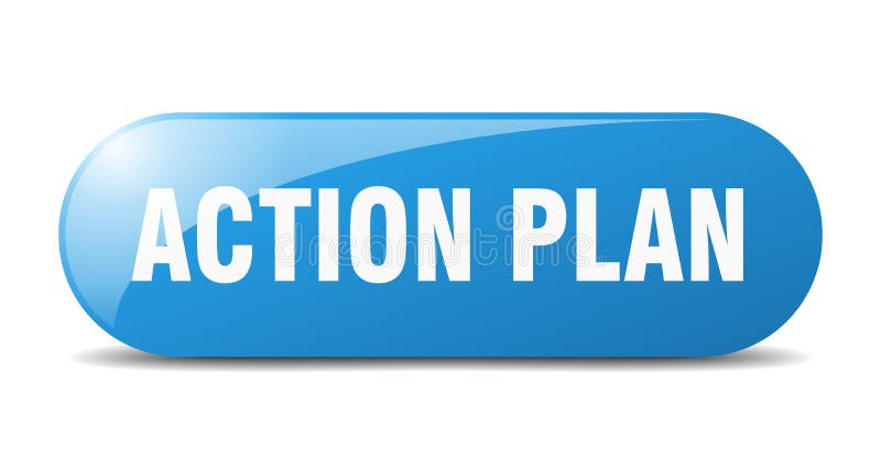 Action Plan Button. Action Plan Sign. Key. Push Button Stock Vector ...