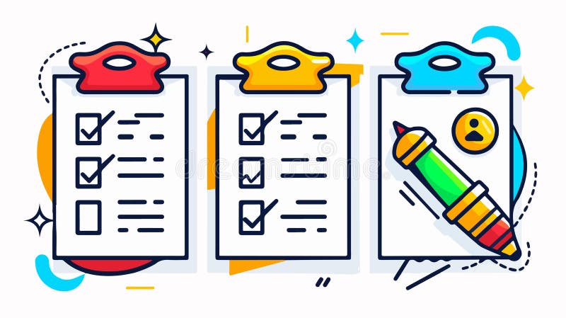 Action Plan Checklist Icon for Business Projects and Strategies Stock ...