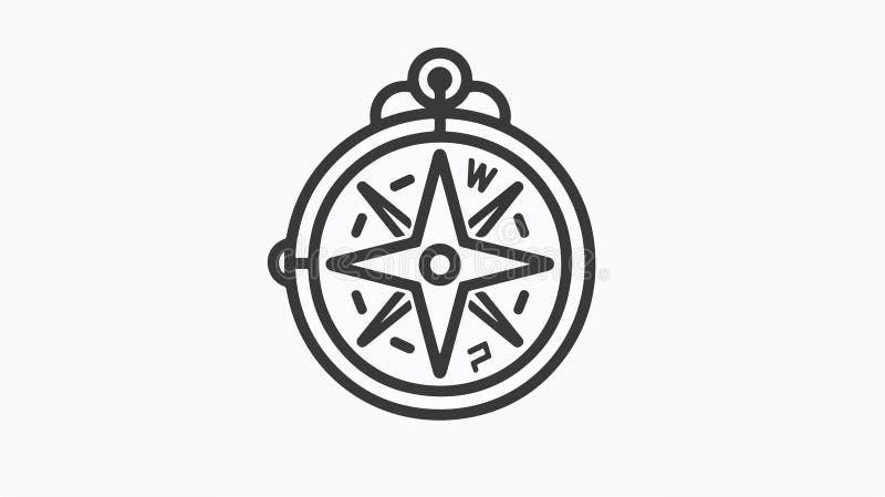 Action Plan Compass Icon for Business Strategy and Suit Concept Stock ...