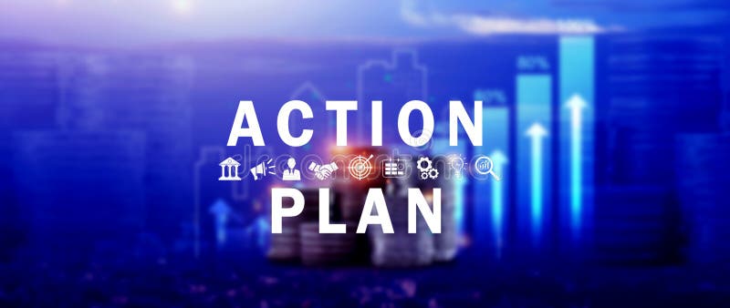 Action Plan Concept, Business and Marketing, Objective, Strategy, Plan ...