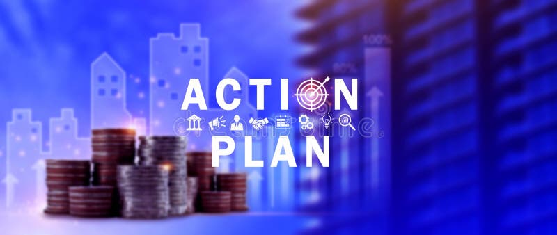 Action Plan Concept, Business and Marketing, Objective, Strategy, Plan ...