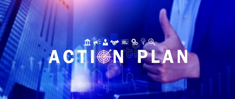 Action Plan Concept, Business and Marketing, Objective, Strategy, Plan ...