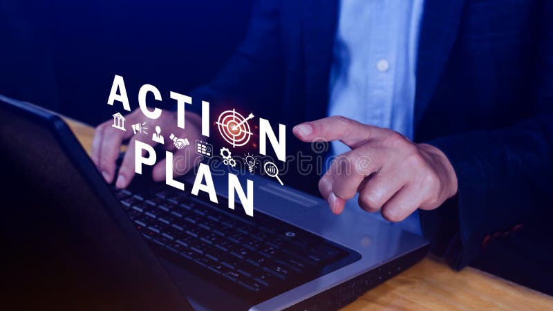 Action Plan Concept, Business and Marketing, Objective, Strategy, Plan ...