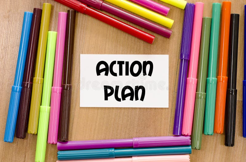 Action plan concept stock image. Image of meeting, equipment - 89654953