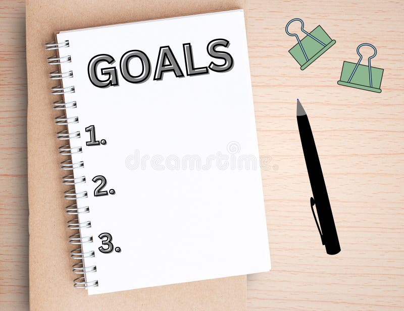 Action Plan, Goal and Target - 1 Stock Illustration - Illustration of ...