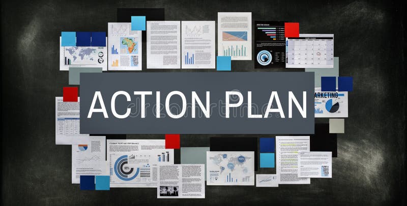 Action Plan Innovation Planning Strategy Vision Concept Stock Image ...