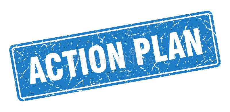 Action Plan Sign. Action Plan Grunge Stamp Stock Vector - Illustration ...