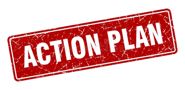 Action Plan Sign. Action Plan Grunge Stamp Stock Vector - Illustration ...