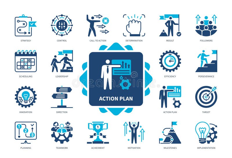 Action Plan Icon Stock Illustrations – 6,259 Action Plan Icon Stock ...
