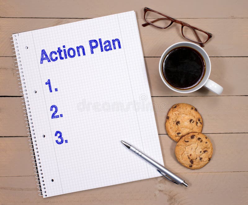 Action plan concept stock photo. Image of construct, list - 17593540